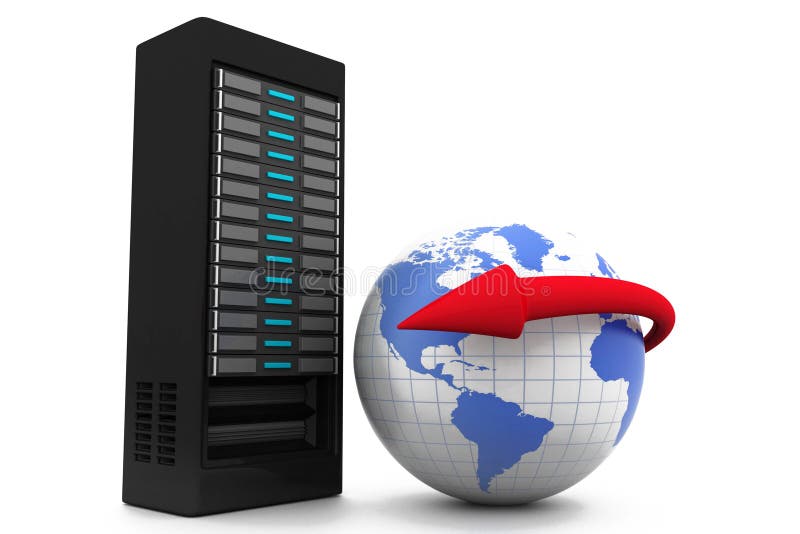 Internet and Global Communications Stock Illustration - Illustration of ...