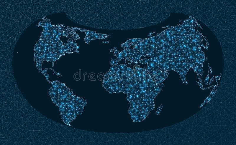 Internet and Global Connections Map. Stock Vector - Illustration of ... Internet and Global Connections Map. Stock Vector - Illustration of ...