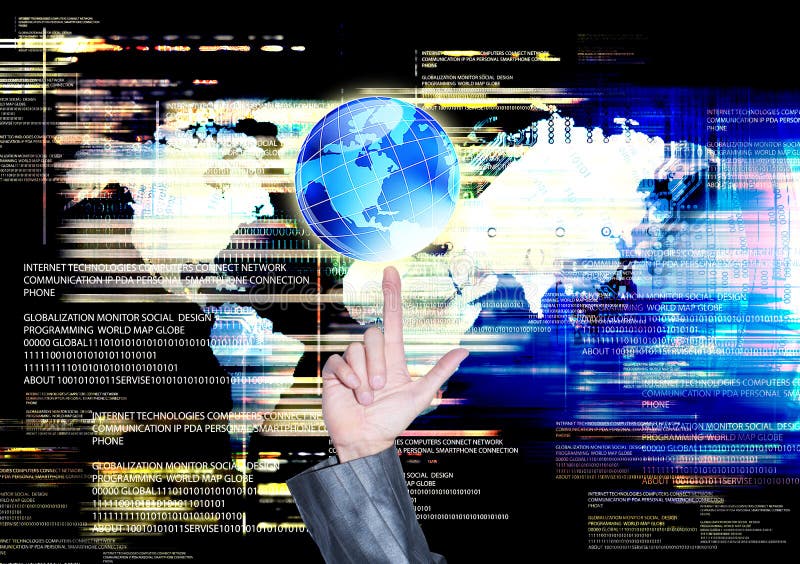 Internet.Globalization Connection Technology Stock Image - Image of ...