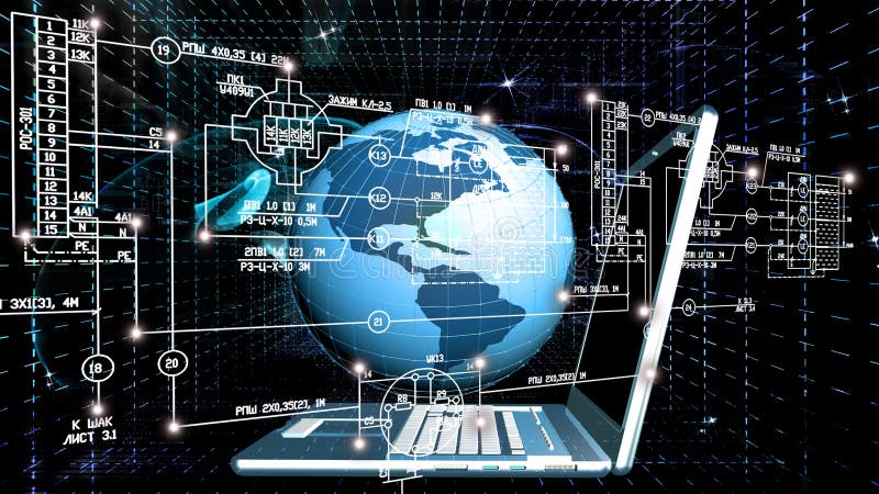 Internet.Globalization Connection Technology Stock Image - Image of ...