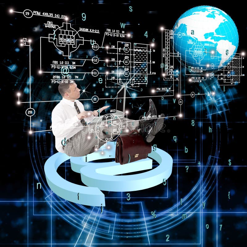 Internet.Globalization Connection Technology Stock Image - Image of ...