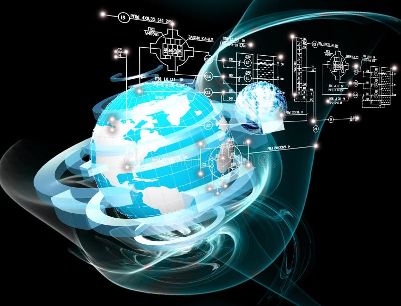 Internet.Globalization Connection Technology Stock Image - Image of ...