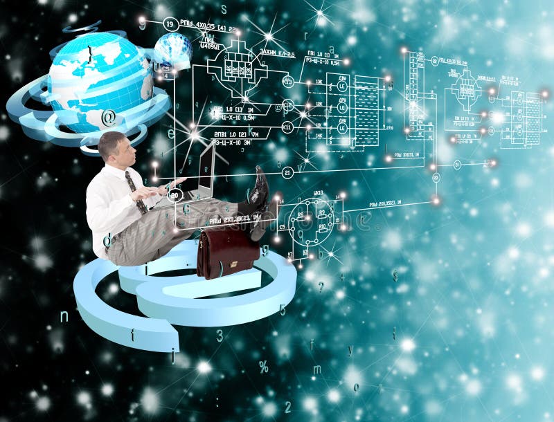 Internet.Globalization Connection Technology Stock Image - Image of ...