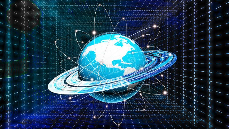 Internet.Globalization Connection Technology Stock Image - Image of ...