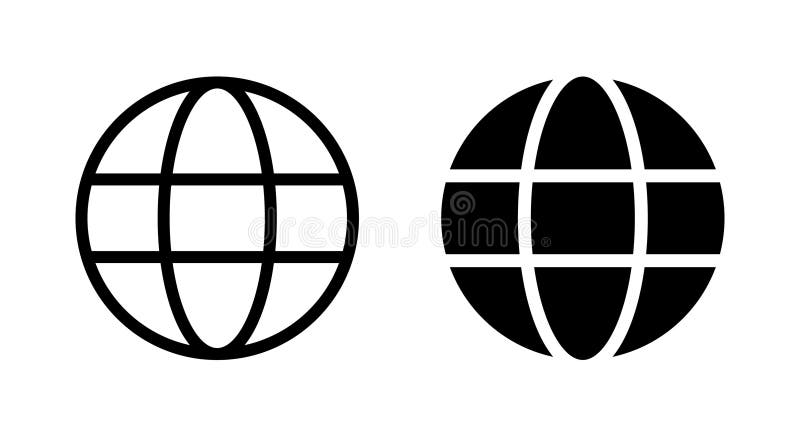 Internet Globe Symbol Stock Illustrations – 141,197 Internet Globe ...