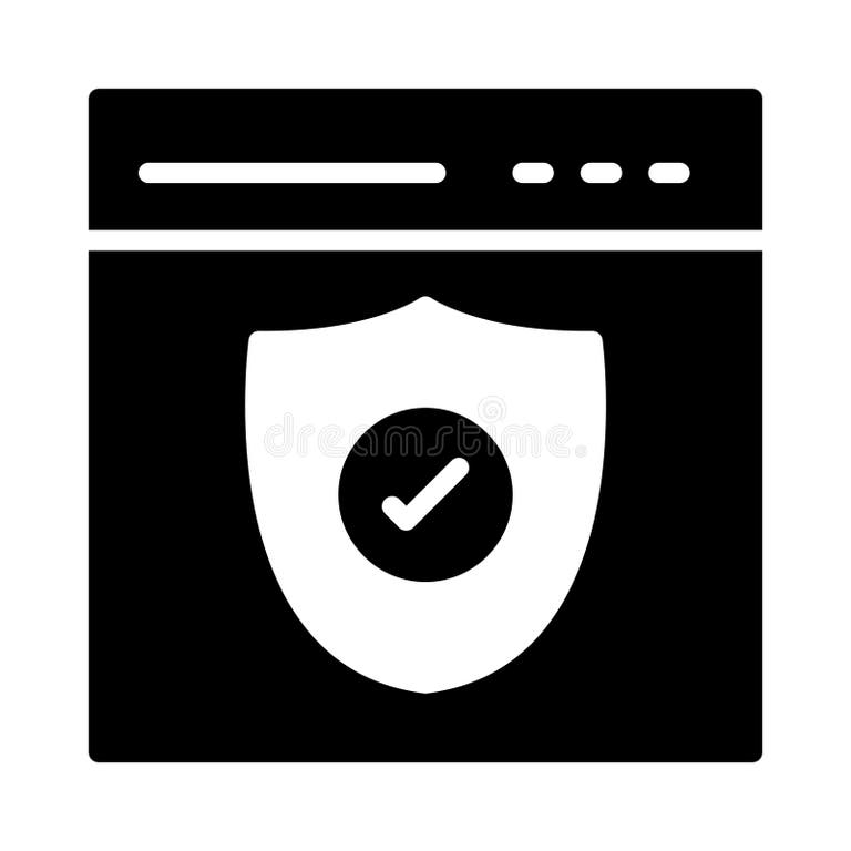 Internet Glyph Flat Vector Icon Stock Vector - Illustration of icons ...