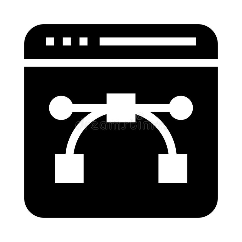 Internet glyphs icon stock illustration. Illustration of business ...