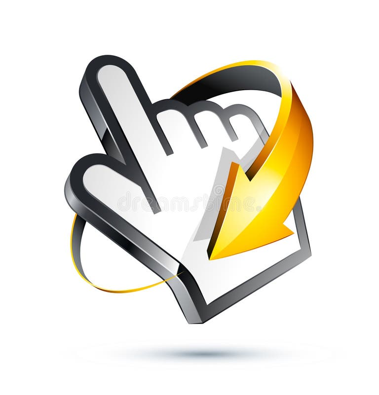 Finger Cursor Pointing Arrow Stock Illustrations – 2,443 Finger Cursor ...