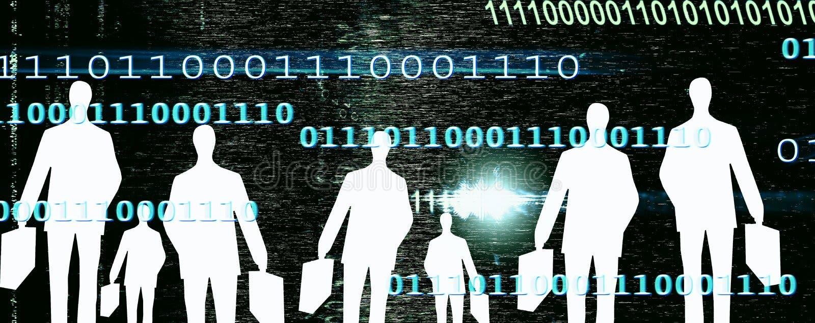 Internet header () stock illustration. Illustration of binary - 3102938