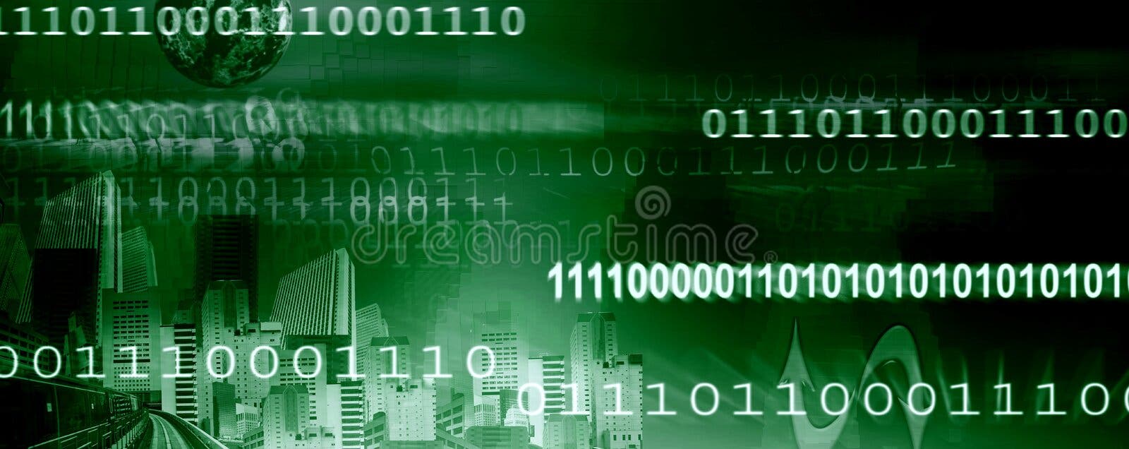 Internet header () stock illustration. Illustration of binary - 3102938