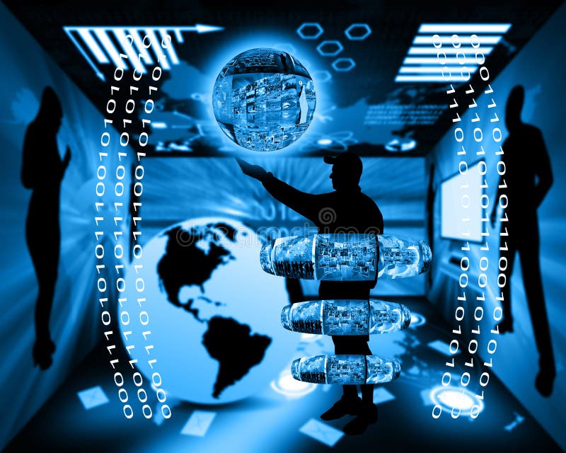 Internet and humanity stock image. Image of information - 37229673