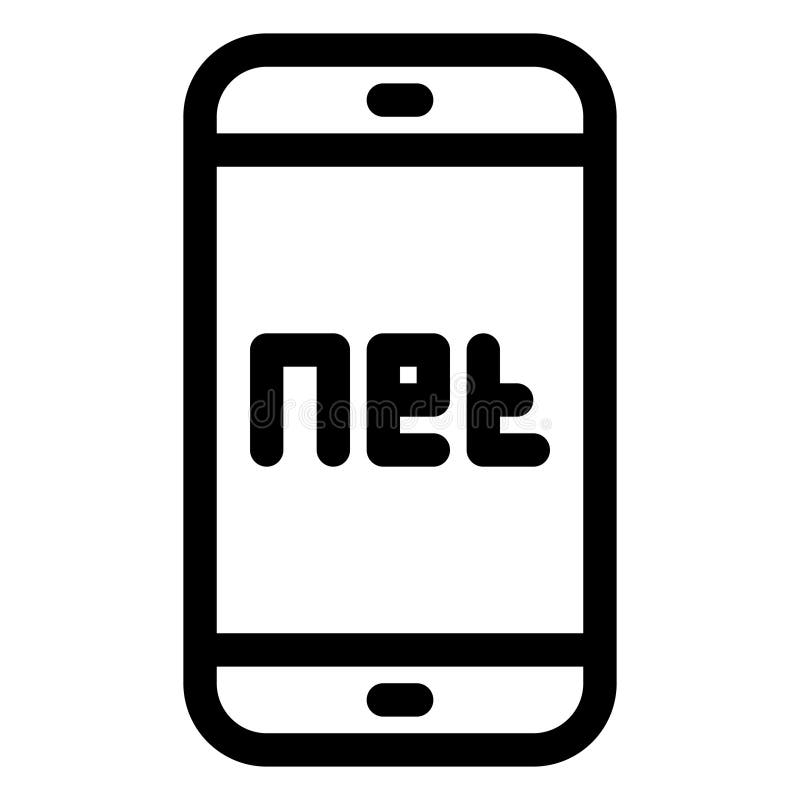 Internet Icon Black and White Stock Vector - Illustration of ...