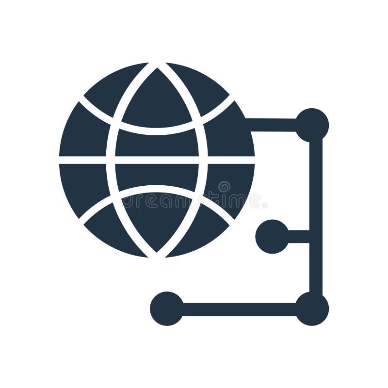 Internet Icon Vector Isolated on White Background, Internet Sign Stock ...