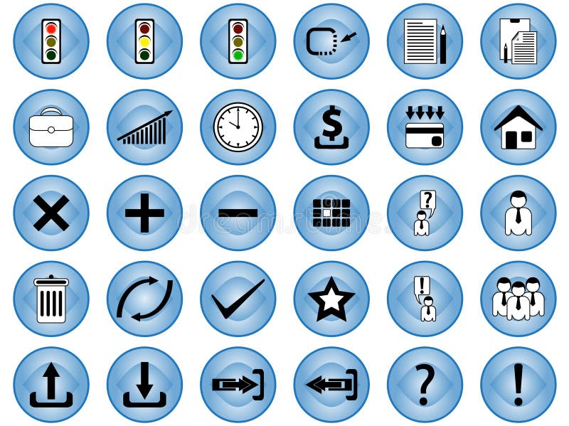 Internet icons stock vector. Illustration of objects, star - 6745262