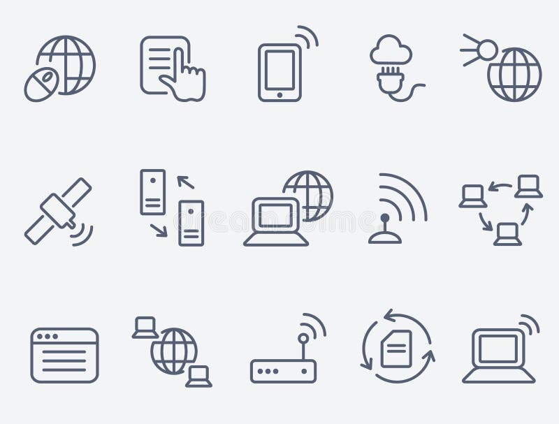 Internet icons stock vector. Illustration of cloud, communicator - 34764251