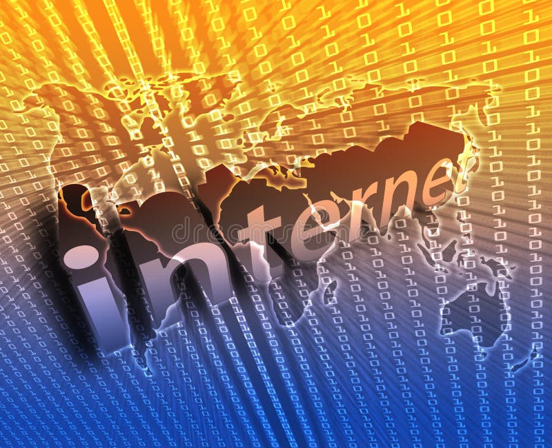 Internet illustration stock illustration. Illustration of broadband ...