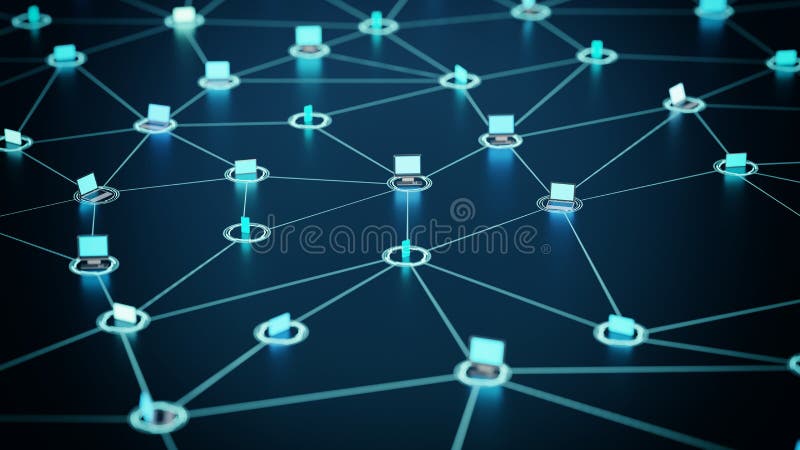 Internet Information Technology Concept Stock Illustration ...