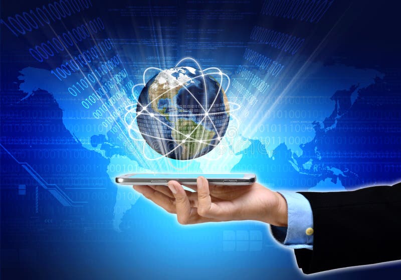 Internet-Informationstechnologie Stockfoto - Bild von teilen, welt ...