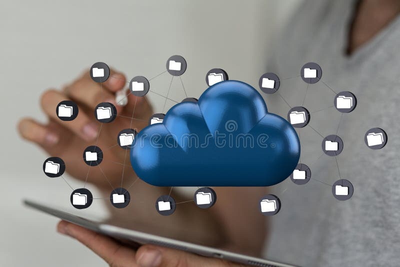 Internet Infrastructure Concept. Abstract Technology Background. 3D ...