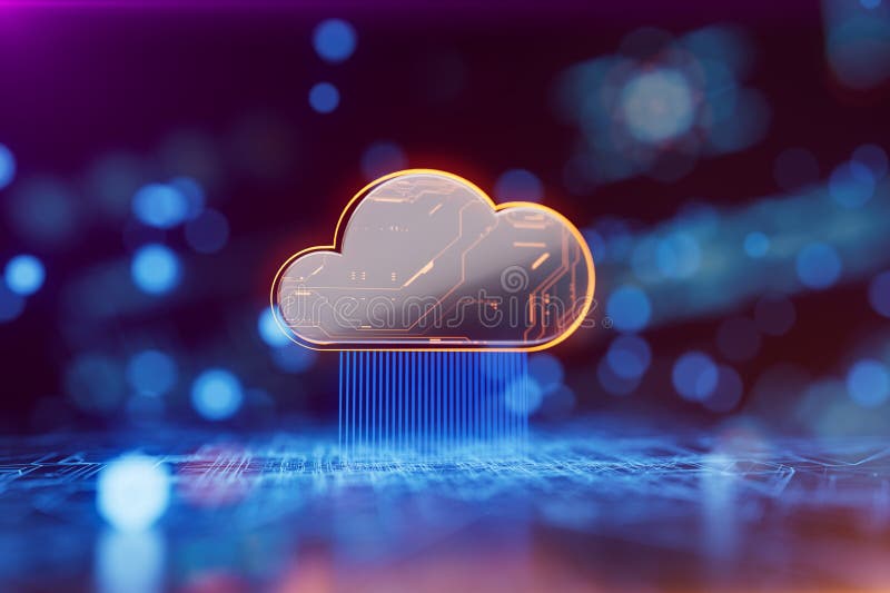 Internet Infrastructure Concept. Abstract Technology Background Stock ...