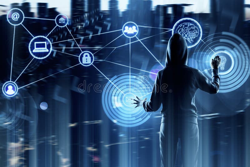 Internet, Innovation and Network Concept Stock Image - Image of laptop ...