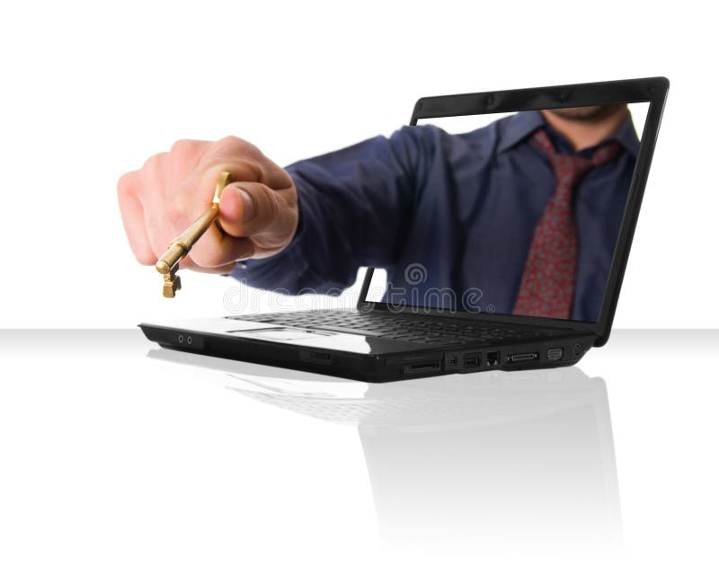 Internet Key stock photo. Image of laptop, achievement - 4969530