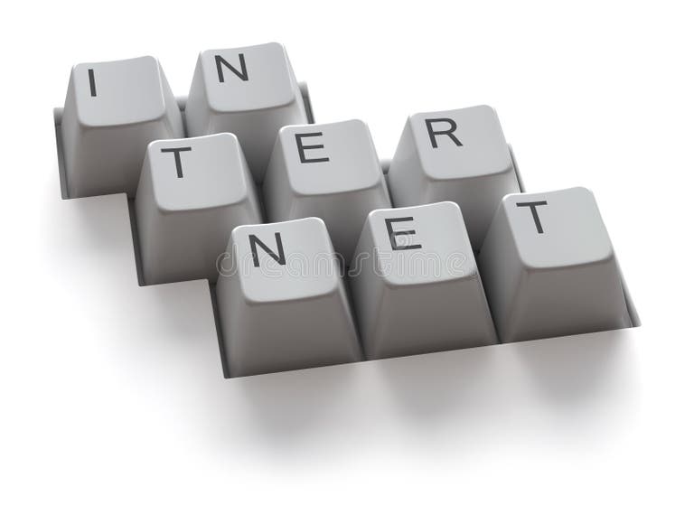 Internet Keyboard / Isolated Stock Illustration - Illustration of ...