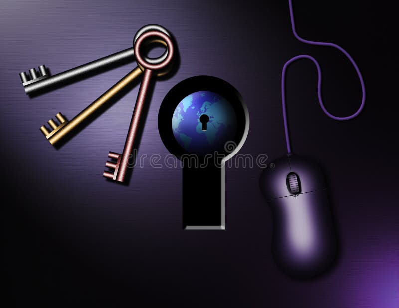 Internet Keys stock illustration. Illustration of design - 2027937