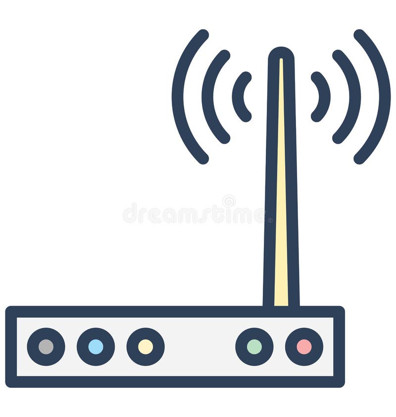 Internet, Lan Isolated Vector Icon that Can Be Easily Edited in Any ...