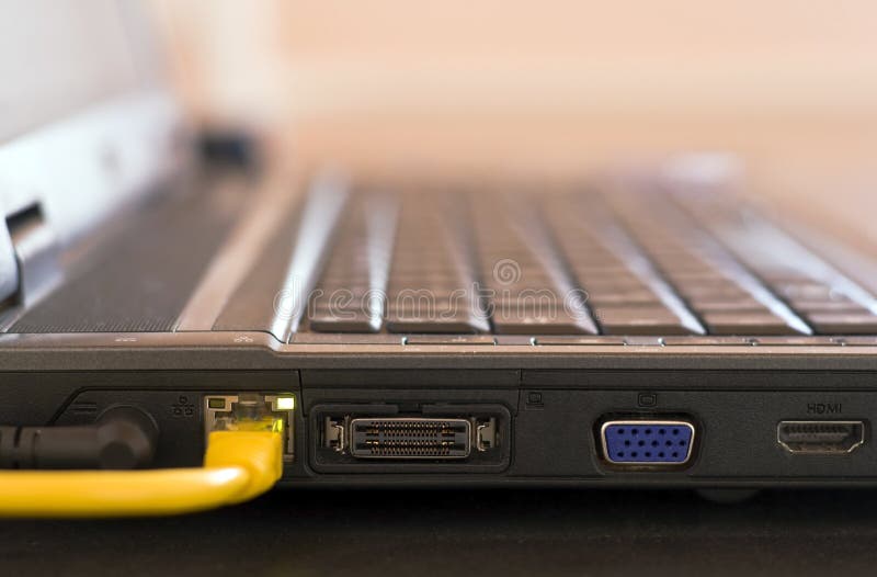 Internet and laptop stock image. Image of cable, network - 10499083