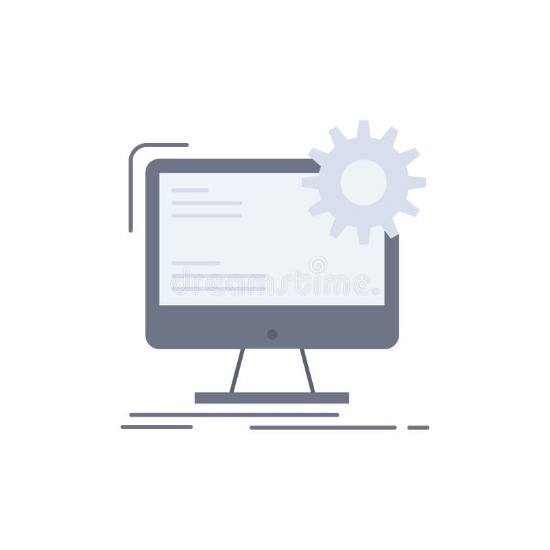 Internet, Layout, Page, Site, Static Flat Color Icon Vector Stock ...