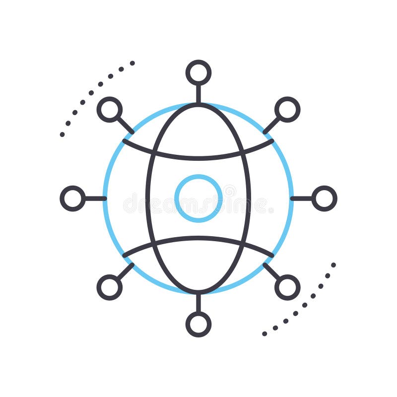 Internet Line Icon, Outline Symbol, Vector Illustration, Concept Sign ...