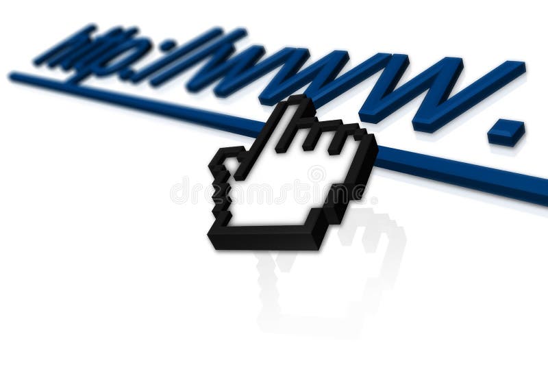 Internet Link stock illustration. Illustration of computer - 4674691