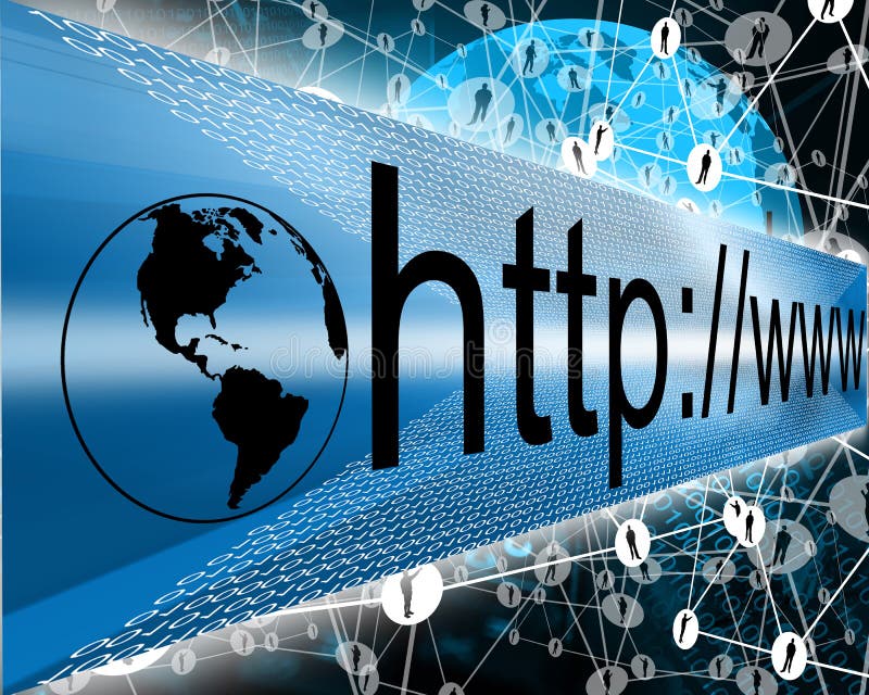 Internet link stock illustration. Illustration of desktop - 46079824