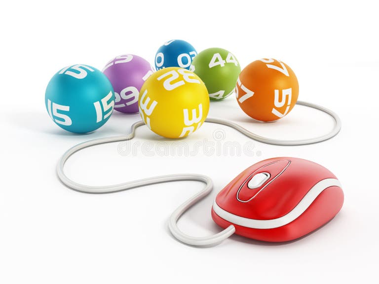 Internet lottery stock illustration. Illustration of online - 51176935