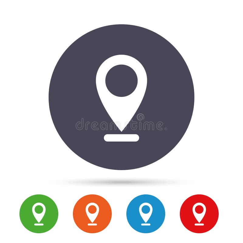 Internet Mark Icon. Navigation Pointer Symbol. Stock Vector ...