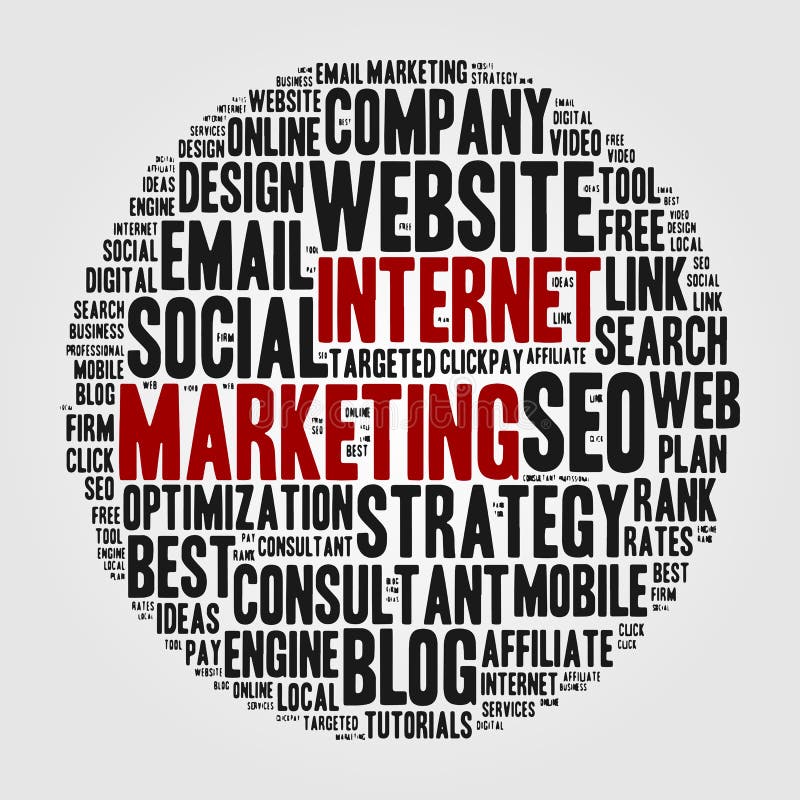 Tag Cloud for Web and Internet Design Stock Vector - Illustration of ...