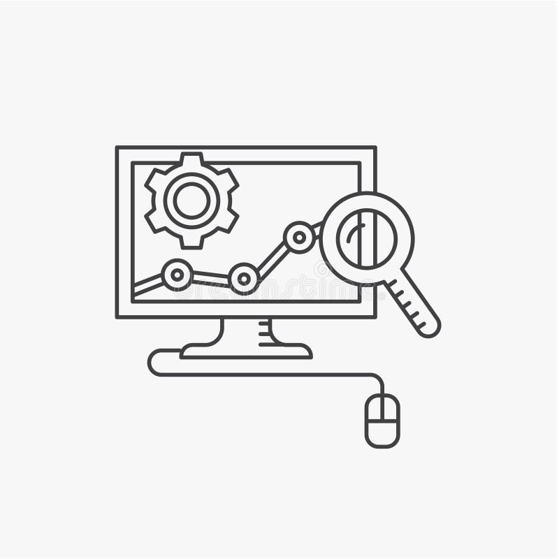 Internet Marketing Concept. Conversion Rate Optimization Line Icon ...