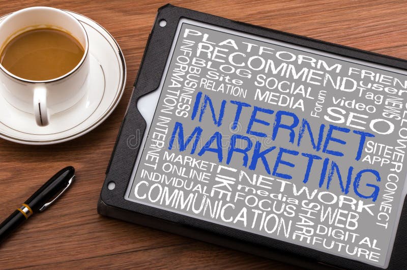 Internet marketing stock photo. Image of online, consult - 47120268