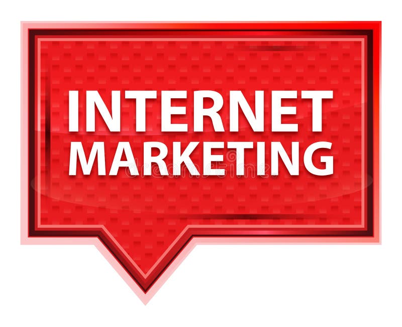 Internet Marketing Misty Rose Pink Banner Button Stock Illustration ...