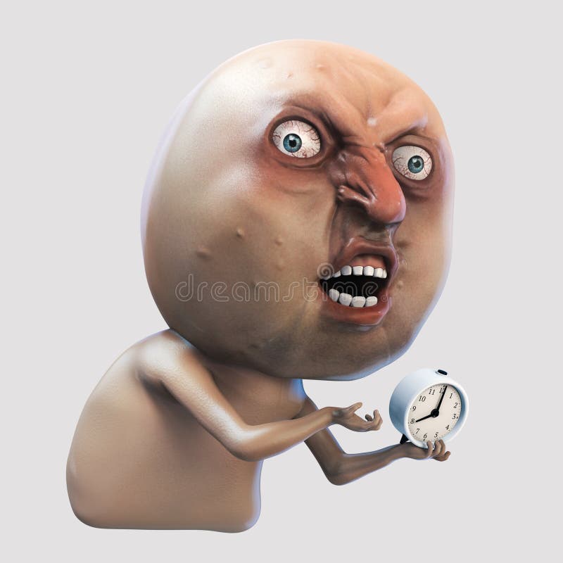 Internet Meme No. Rage Face 3d Illustration Stock Illustration ... Internet Meme No. Rage Face 3d Illustration Stock Illustration ...