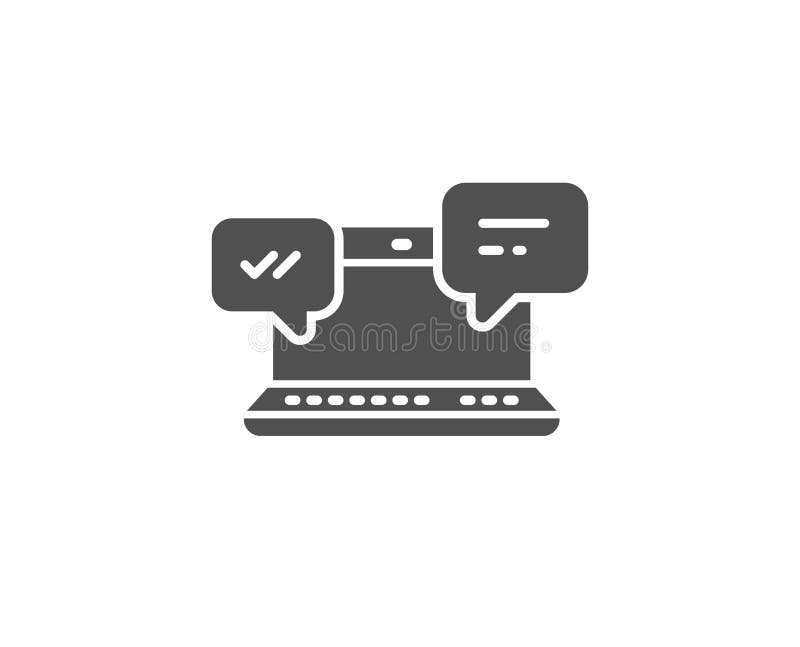Internet Messages Icon. Chat or Conversation. Stock Vector ...