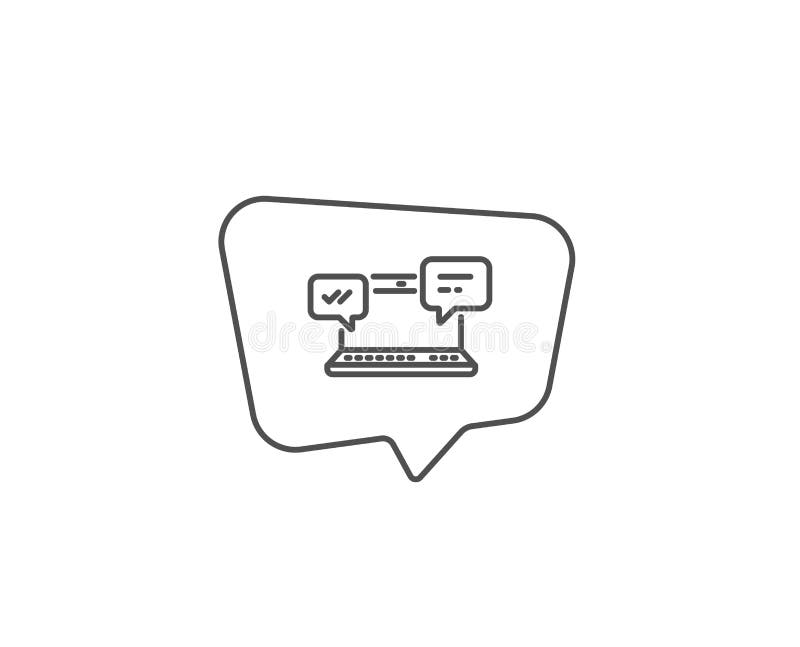Internet Messages Icon. Chat or Conversation. Vector Stock Vector ...