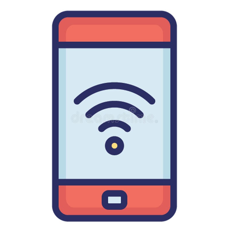 Internet, Mobile Isolated Vector Icon Which Can Easily Modify or Edit ...