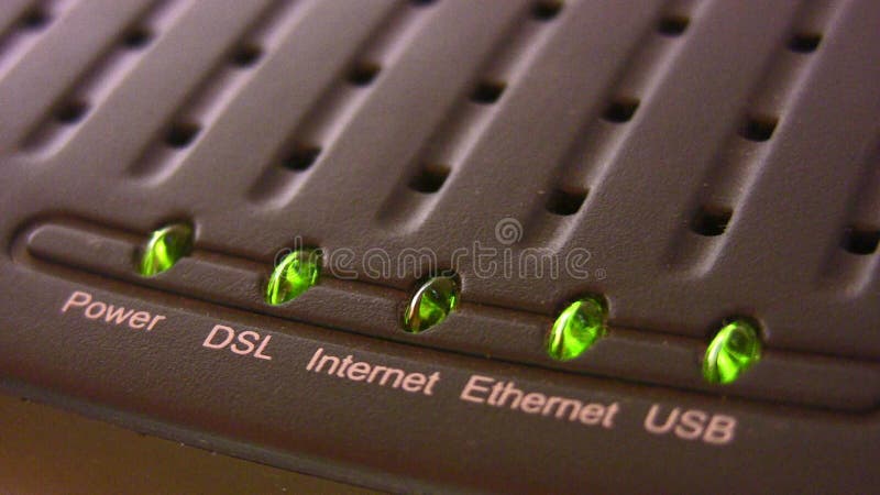 Internet Modem Light Plastic with Ventilation Stock Video - Video of ...