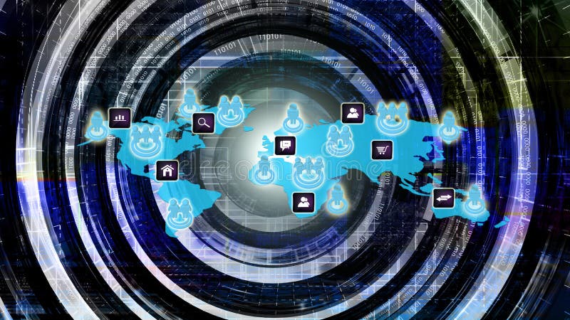 Internet stock image. Image of abstract, blue, networking - 50504469