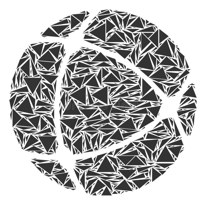 Internet Collage of Triangles Stock Vector - Illustration of abstract ...