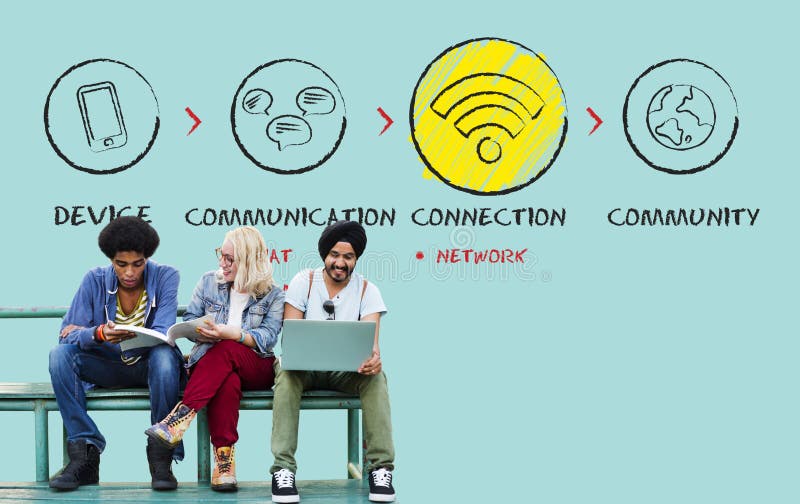 Internet Multimedia Server stock photo. Image of database - 47542046