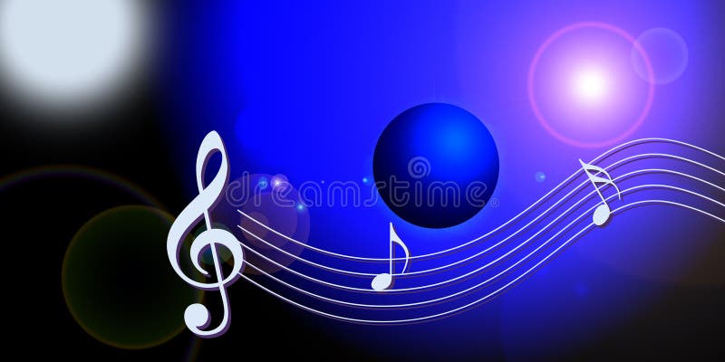 Internet music world notes stock illustration. Illustration of wide ...