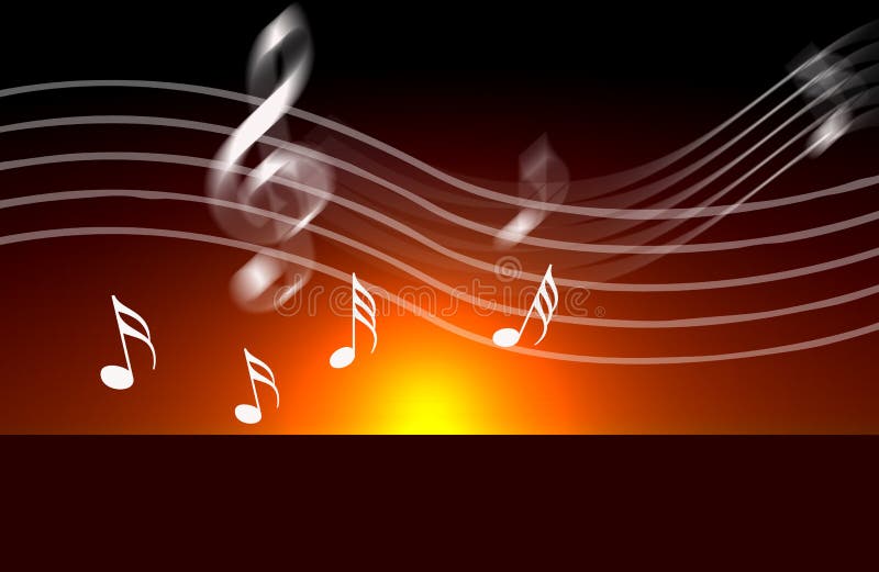 Internet music world notes stock illustration. Illustration of wide ...